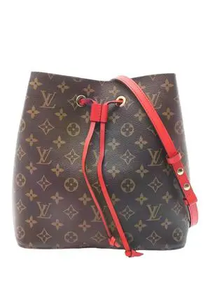 LOUIS VUITTON 2018 Monogram-pattern Bucket Bag - Brown