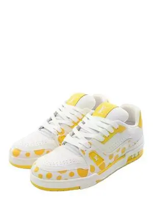 LOUIS VUITTON X Yayoi Kusama Trainer Infinity Dot Sneakers - White