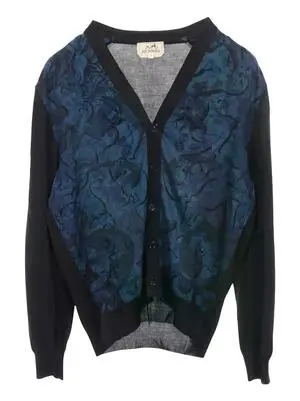 Hermès 2010s V-neck Cardigan - Black