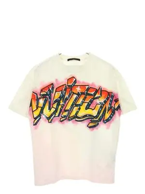 LOUIS VUITTON Grafitti-print T-shirt - White