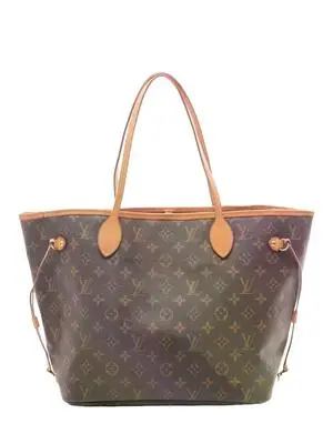 LOUIS VUITTON 2008 Neverfull Mm Monogram Tote Bag - Brown