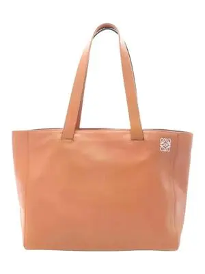 Loewe 2010 East West Leather Shopper Tote Bag - Brown