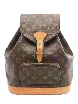 LOUIS VUITTON 1997 Montsouris Mm Monogram Backpack - Brown