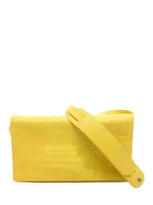 Loewe 2000s Anagram Shoulder Bag - Yellow