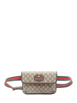 Gucci Monogram-pattern Belt Bag - Neutrals