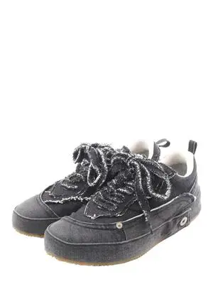 Loewe 2010s Deconstructed Denim Sneakers - Grey