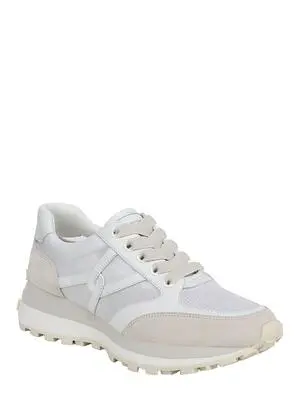 Veronica Beard Valentina Wedge Sneakers - Coconut/marmo