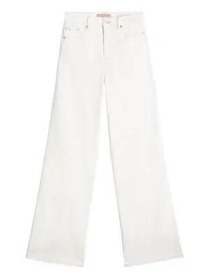 7 For All Mankind Lotta High-waist Wide-leg Jeans - Sugar