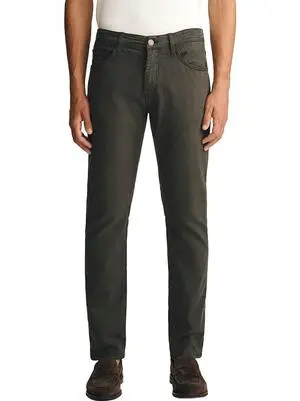 MAVI Marcus Slim Straight Leg Twill Pants - Peat Luxe Twill