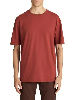 MAVI Short Sleeve Cotton T-shirt - Barn Red