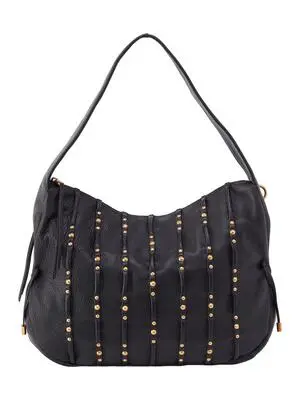 Hobo Kori Stud Detail Leather Bag - Black