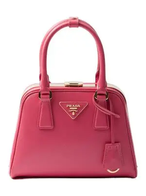 Prada Saffiano Leather Mini Bag Begonia Pink