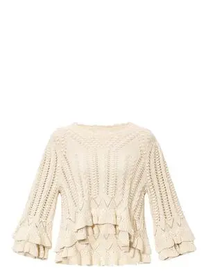 MARANT ETOILE Norma Knit Sweater - Ecru