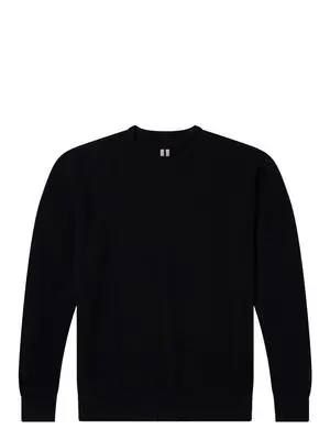 Rick Owens Jumbo Ribbed Virgin Wool Sweater - Black