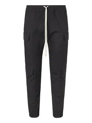 Rick Owens Mastodon Megacargo Slim-fit Tapered Trousers - Black