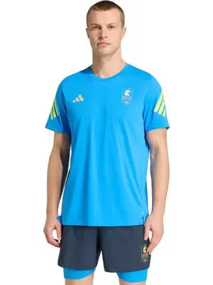Adidas Boston Marathon 2026 Running T-shirt - Lucid Ray Blue