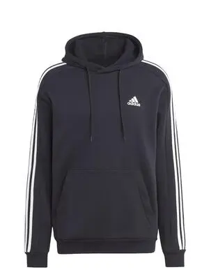 Adidas Essentials Fleece 3-stripes Hoodie - Black