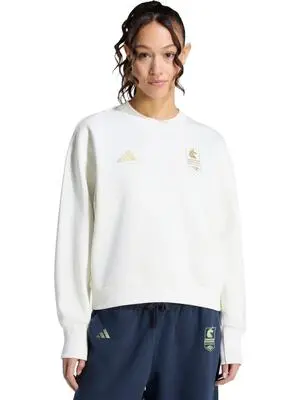 Adidas Boston Marathon 2026 All Szn Sweatshirt - Off White
