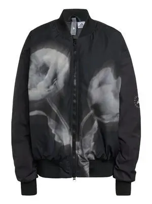 Adidas Woven Printed Bomber Jacket - Black / White