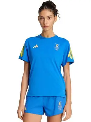 Adidas Boston Marathon 2026 Running Tee - Blue