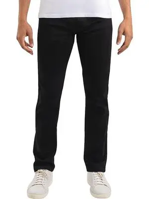 MUGSY Classic Fit Stretch Denim Jeans - Black