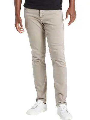 MUGSY Classic Fit Signature Stretch Denim Jeans - Tan