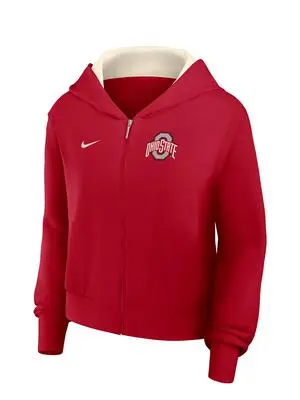 Nike Ohio State Mantra College Full-zip Hoodie - Red