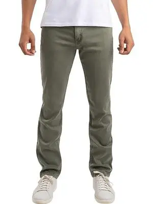 MUGSY Classic Fit Signature Stretch Denim - Green