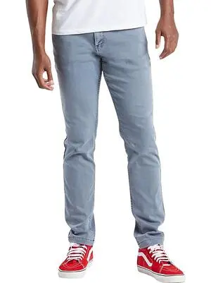 MUGSY Classic Fit Signature Stretch Denim - Light Grey