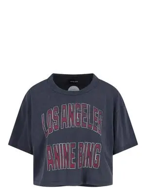 ANINE BING Logo T-shirt - Gray