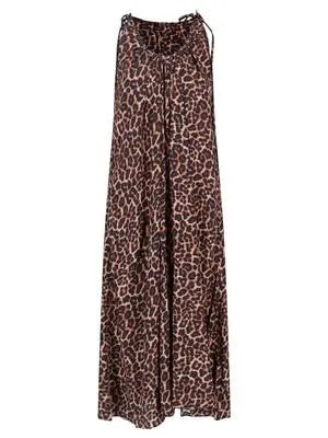 ANINE BING Flora Maxi Dress - Brown