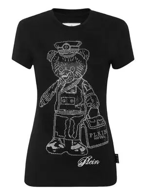 Philipp Plein Crystal-embellished T-shirt - Black
