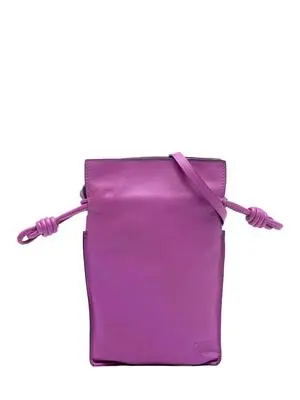Loewe 2021 Nappa Flamenco Pocket Crossbody Bag - Purple