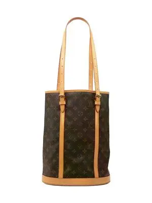 LOUIS VUITTON 2001 Monogram Gm Bucket Bag - Brown