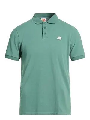 Sundek Polo Shirt Azure Size Cotton, Elastane - Sage Green