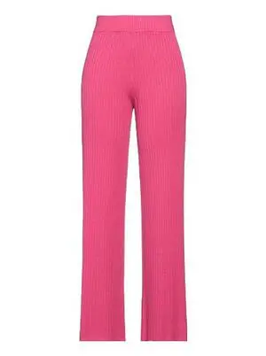 HINNOMINATE Wide-leg Knit Pants - Pink