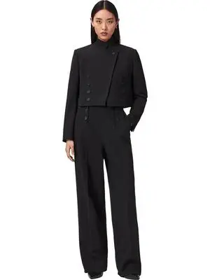 ALLSAINTS Raina Wide-leg Trousers - Black
