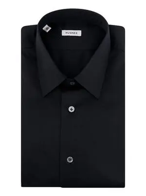 NUGNES 1920 Cotton Shirt - Black