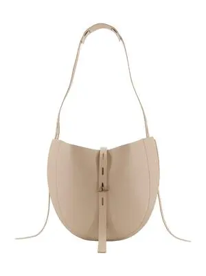 MINOBOSSI Lizzie Leather Crossbody Bag - White