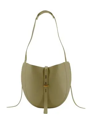MINOBOSSI Lizzie Leather Crossbody Bag - Green