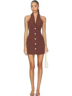 ALL THE WAYS Indiana Mini Dress - Brown