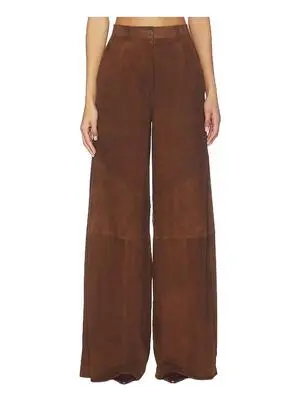 DEME BY GABRIELLA Chelsea Pant - Chocolate Brown