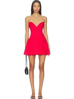 Superdown Carmela Strapless Dress - Red