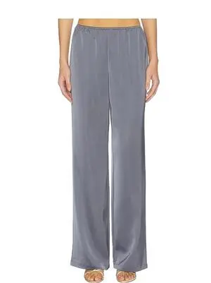 ALL THE WAYS Joelle Satin Pant - Grey