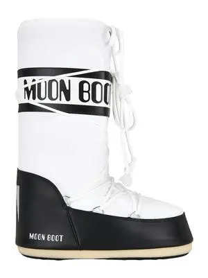 Moon Boot Icon Nylon Boots - Black & White