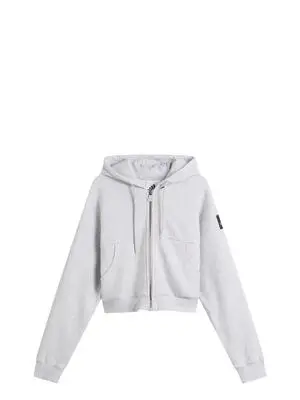 Adidas Eqt Cropped Hoodie - Solid Grey