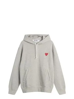 Play Comme Des Garcon Sweatshirt With Emblem - Grey
