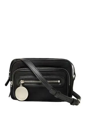 Stella McCartney Logo-plaque Crossbody Bag - Black