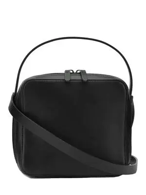 Auralee Leather Top Handle Bag - Black