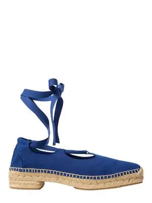Ralph Lauren Grosgrain Lace-up Espadrille - Royal Blue